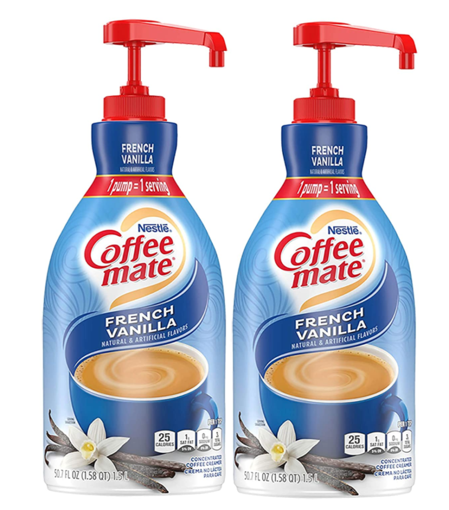 Coffee Mate French Vanilla Pump 2×1.5L BULK PACK - Supply Beaver